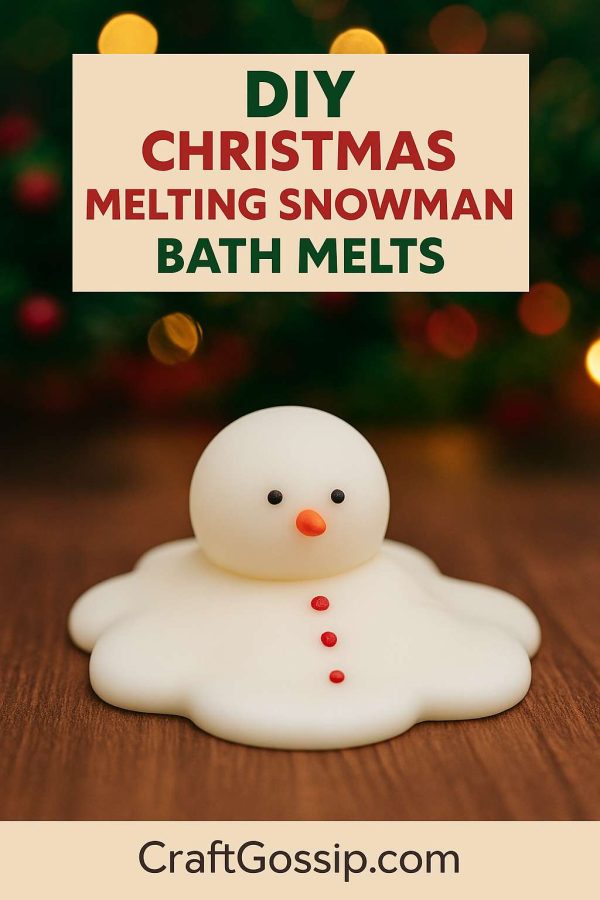 DIY Christmas Melting Snowman Bath Melts – A Lush-Inspired Holiday ...