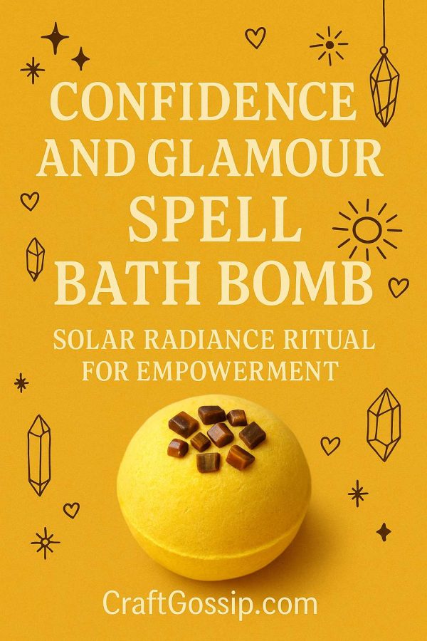 Confidence and Glamour Spell Bath Bomb: Solar Radiance Ritual for ...