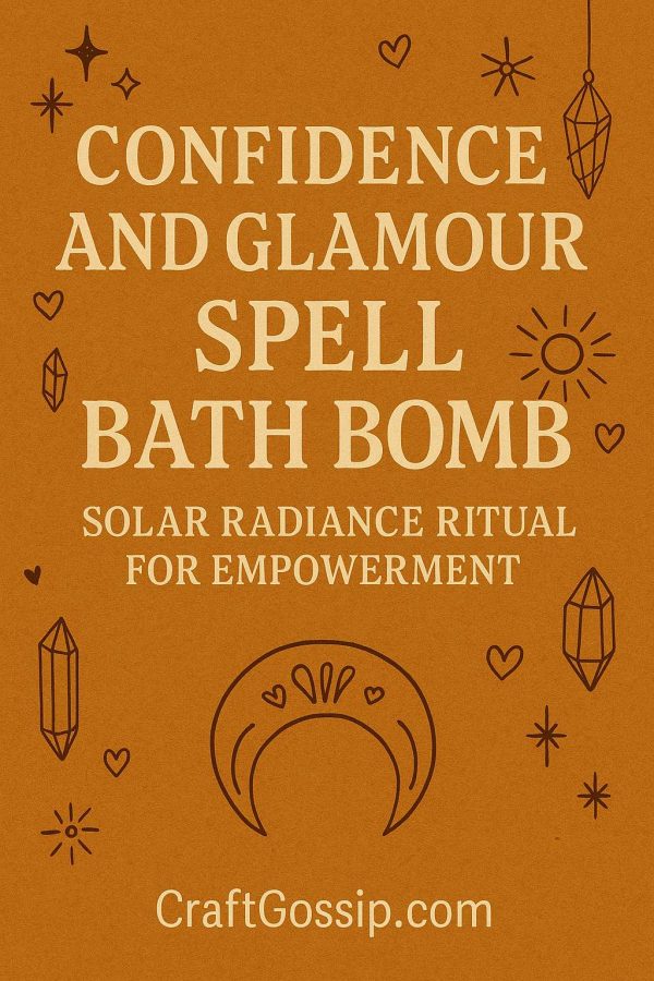 Confidence and Glamour Spell Bath Bomb: Solar Radiance Ritual for ...