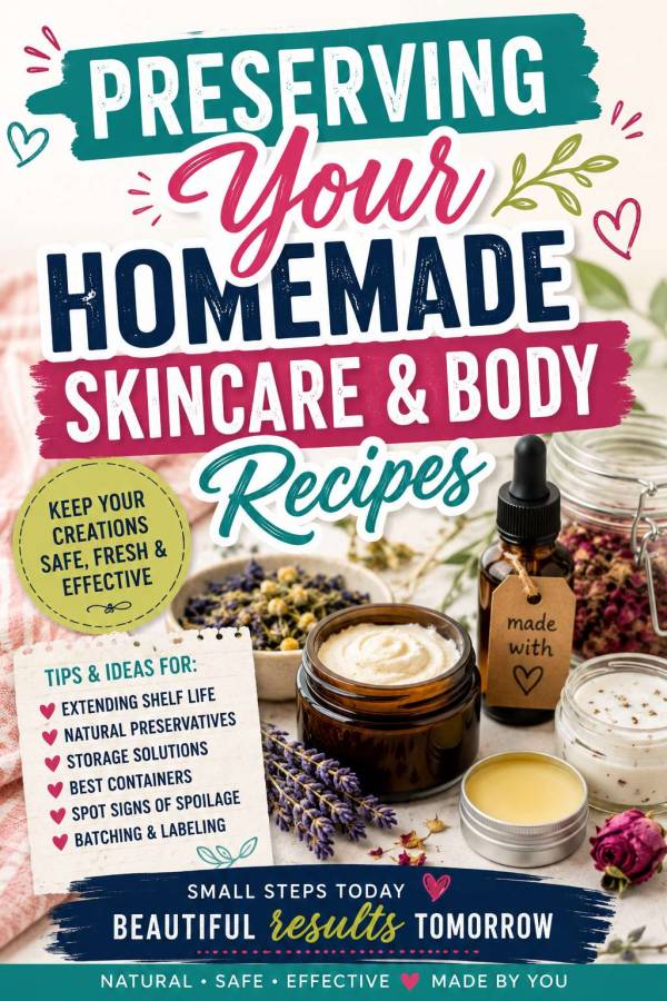 How To Preserve Homemade Skincare Recipes Safely – A Handy Guide For ...